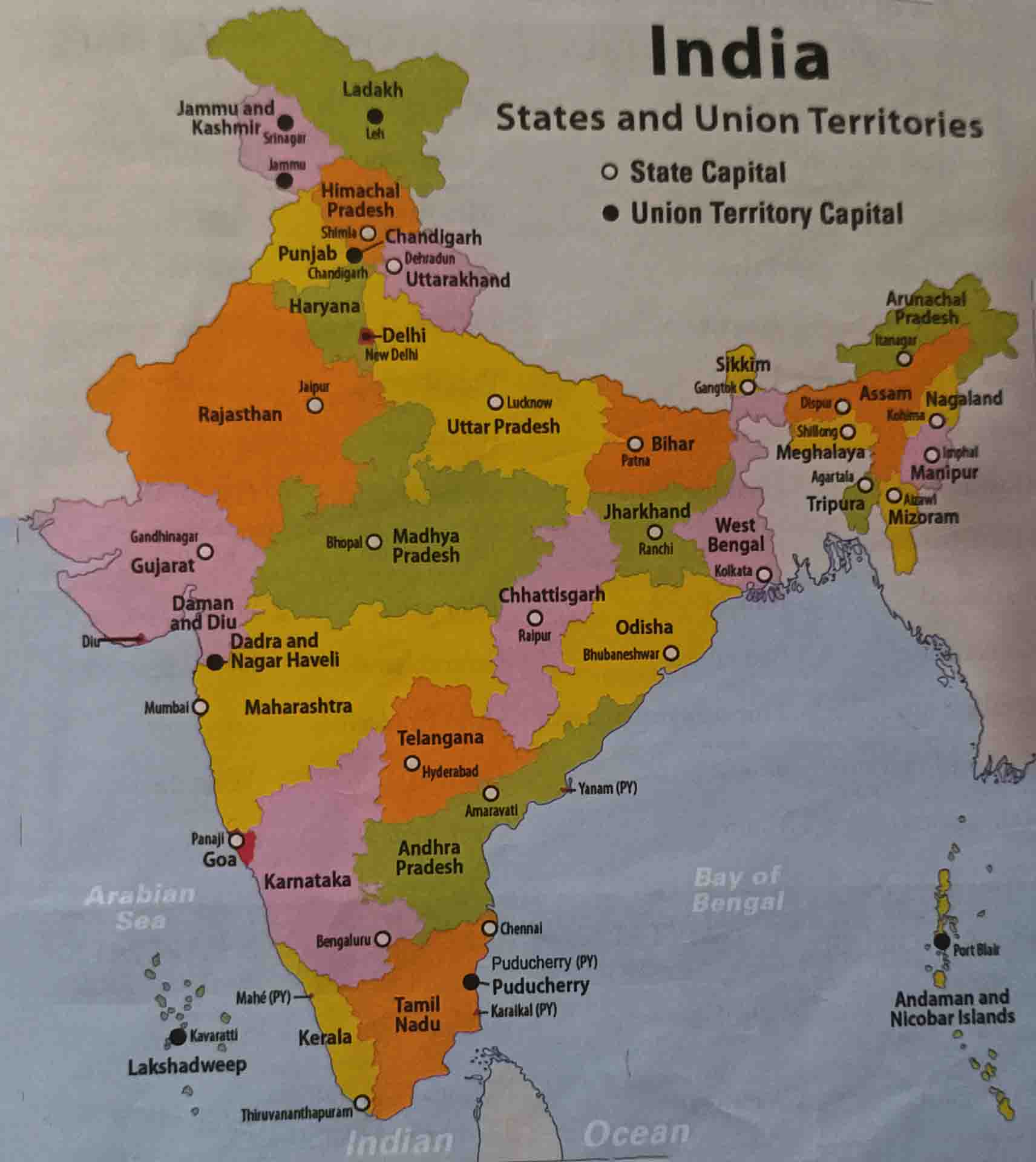 Indian States 2024